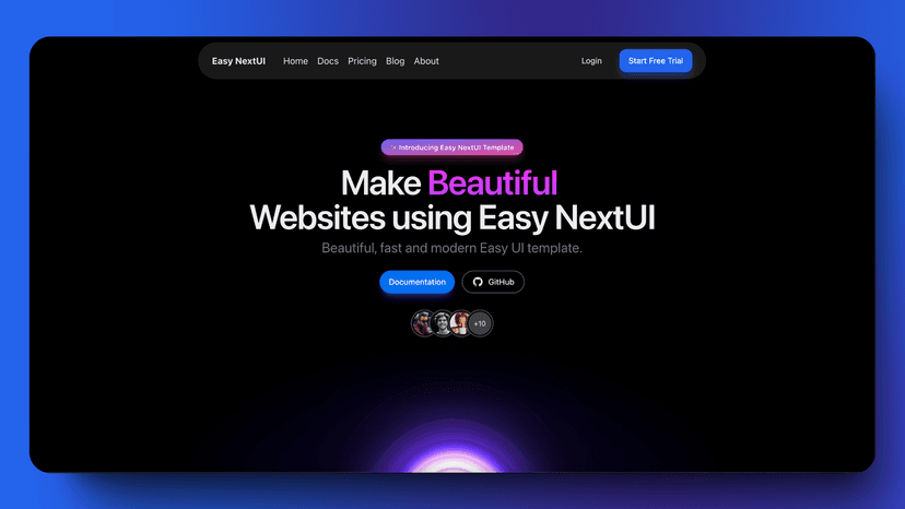 Easy UI - Beautifully designed website templates built with React and ...